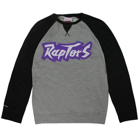 Mitchell & Ness Toronto Raptors NBA Turf Fleece Crew Mens Pullover ...