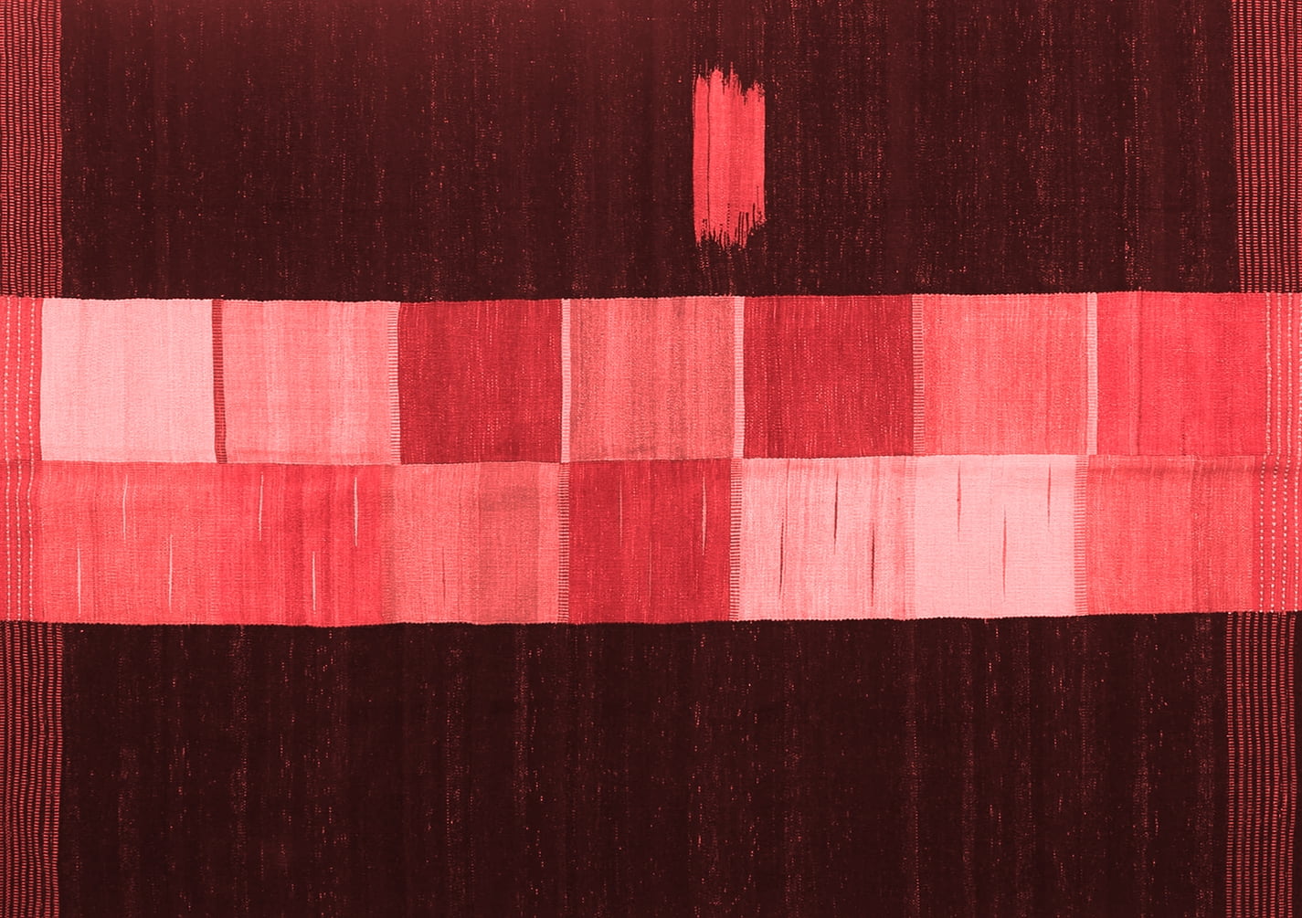 Ahgly Company Indoor Rectangle Abstract Red Contemporary Area Rugs, 8 ...