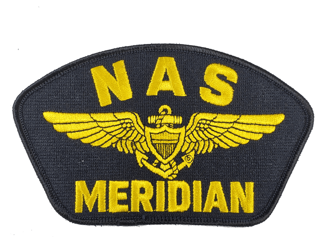 NAVAL AIR STATION MERIDIAN NAVAL AVIATOR WINGS PATCH - GREAT COLOR ...