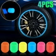 Fluorescent Tire Valve Caps for Cars, Motorcycles, SUVs, Trucks and Bikes with Light - Storing ...