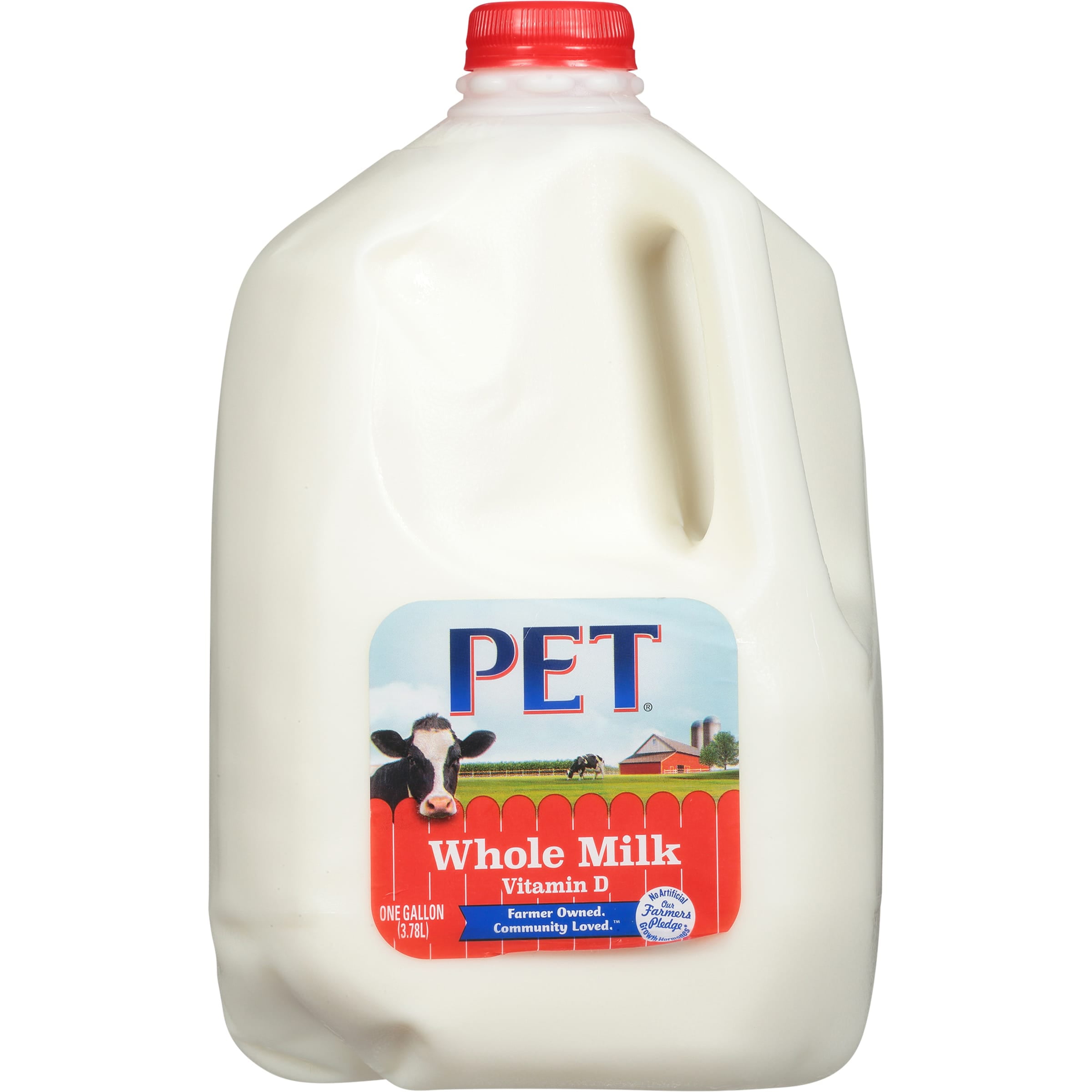 PET Dairy Whole Milk With Vitamin D Milk Gallon 1 Jug Walmart
