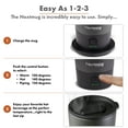 Nextmug Go - Temperature-Controlled, Self-Heating Travel Mug (Graphite ...
