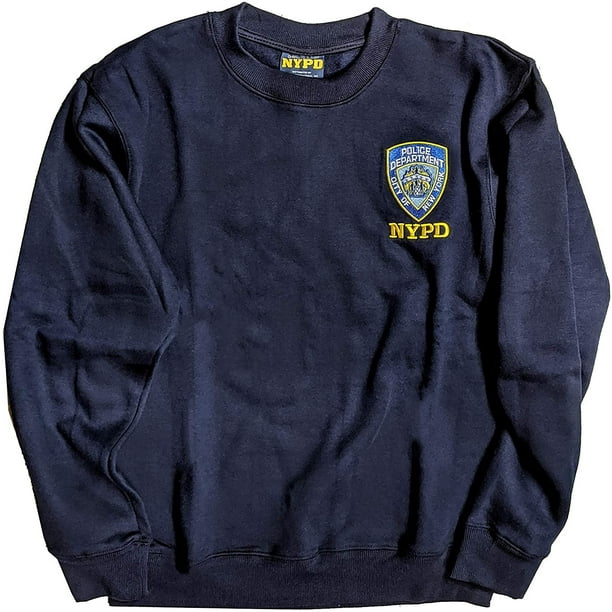 NYPD - NYPD Mens Police Crewneck Sweatshirt Navy XX-Large - Walmart.com ...