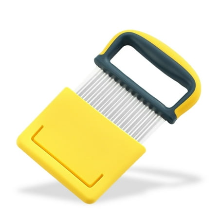 kurtrusly Potato Chopper Vegetable Wavy Slicer Non- for Slip Chip Onion ...