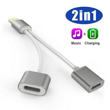 iphone 7 Lightning to 3.5 mm Headphone Jack Adapter - Walmart.com