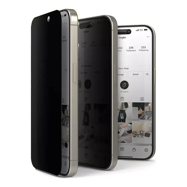 2 Piezas Mica De Privacidad Para iPhone 15, Plus, Pro, Max | Bodega ...