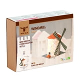 Mini bricks construction set Windmill 430 pcs. Glue included. White ...