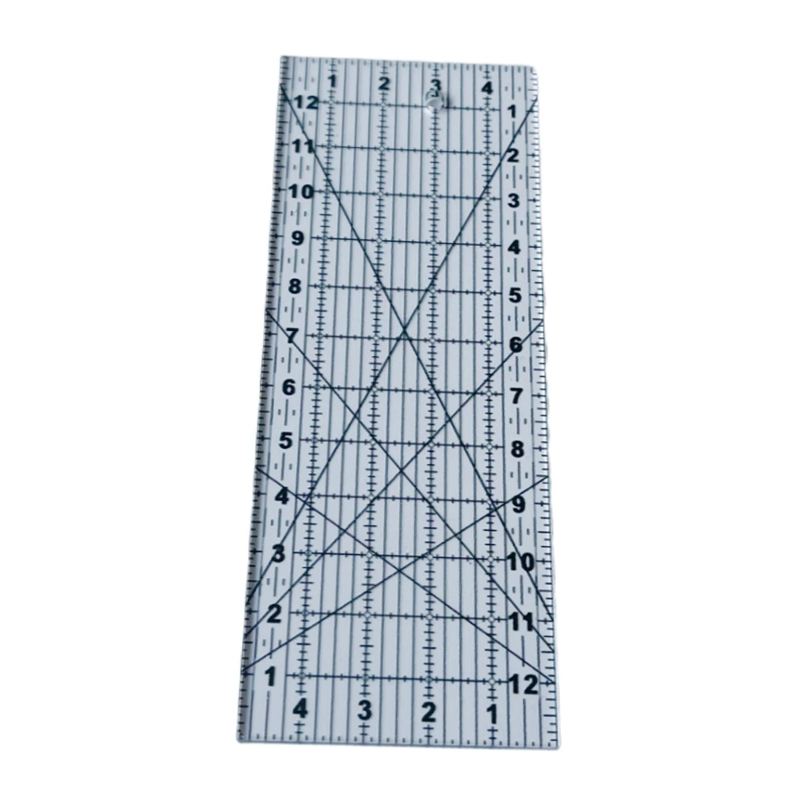 Quilting Template Rectangle Patchwork Sewing Drawing Quilt Ruler Tailor ...