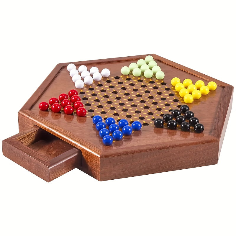 Click here for Lovever Wooden Chinese Checkers Game - 12.5 Hexago... prices
