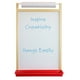 Teaching, Note Taking Magnetic Dry Erase Wall Easel With Paper Roll ...