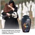 VALERASH Deer Cremation Urns for Adult Ashes Women - Large Black ...