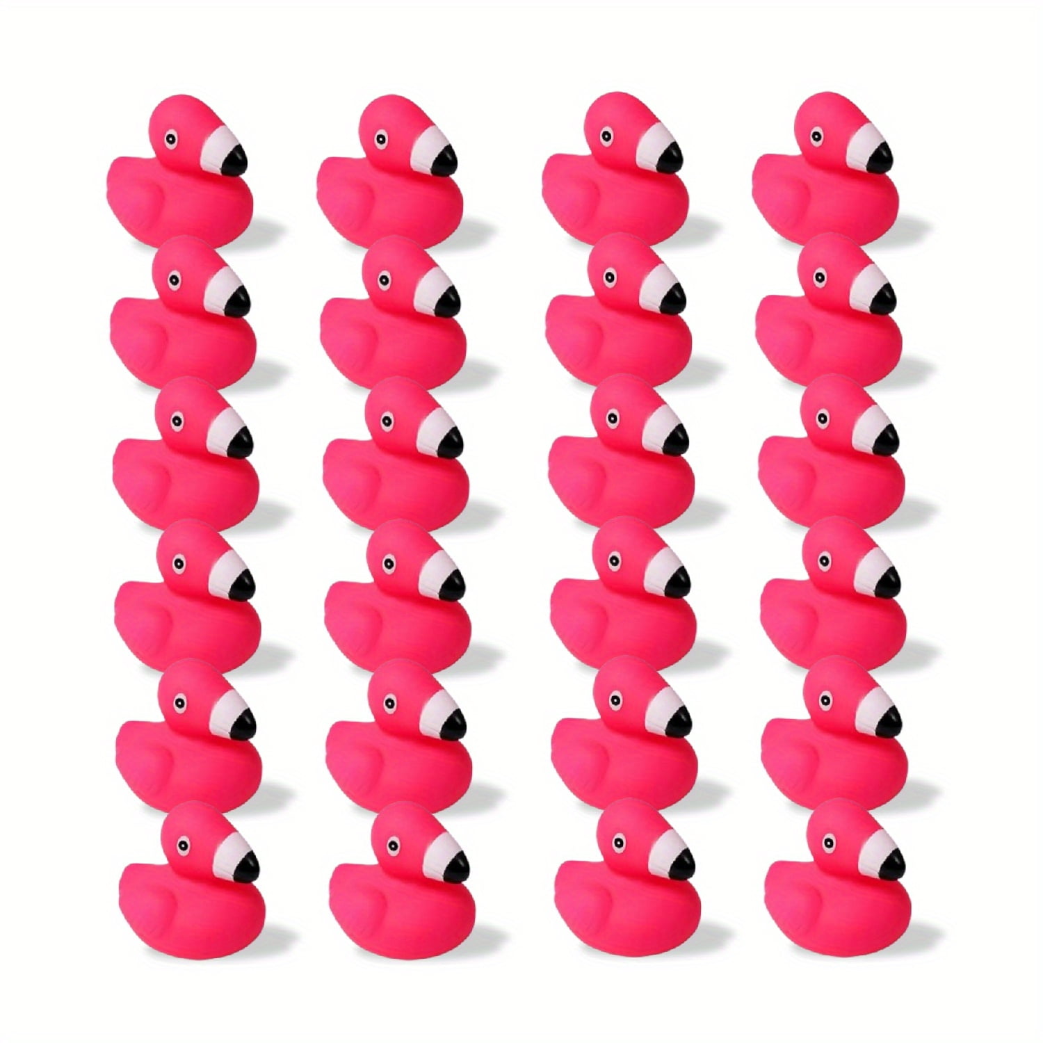 Click here for Grm 12/24pcs Flamingo Rubber Duckies Bulk Pink Fla... prices