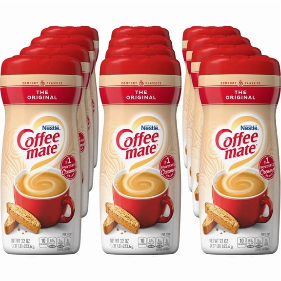 Coffeemate Non-Dairy Powdered Creamer, Original Flavor, 22 oz Canister ...
