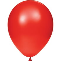 Creative Converting 12" Red Solid Latex Classic Balloons, 15 Count ...