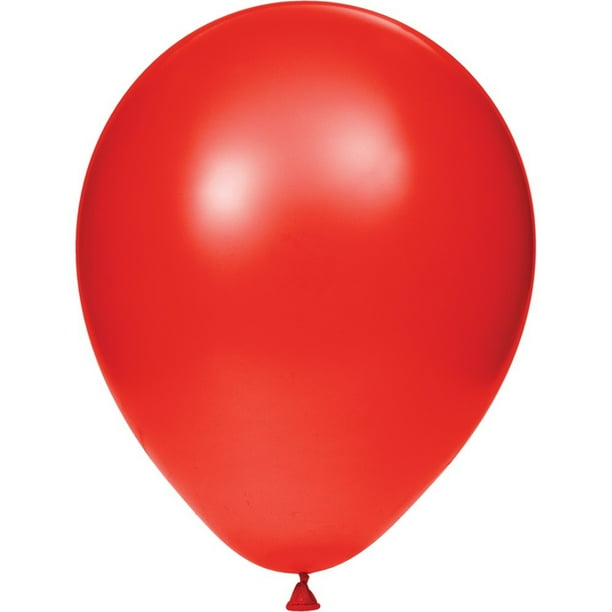 Creative Converting 12" Red Solid Latex Classic Balloons, 15 Count ...