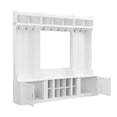 4-IN-1 Multi-functional Hall Tree With Storage, Bench, Coat Rack & Shoe ...