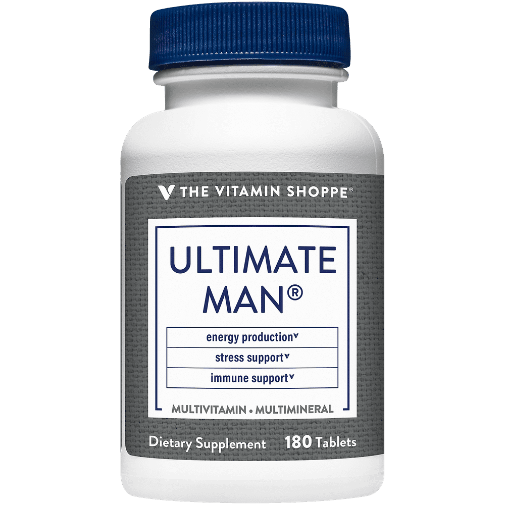 The Vitamin Shoppe Ultimate Man Multivitamin High Potency Multi Energy