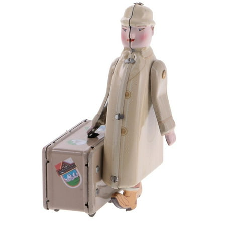 Tinplate Clockwork Toy Vinatge Carrying A Suitcase Wind Up | Walmart Canada