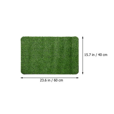 UBesGoo Artificial Grass Turf Panels Interlocking Faux plants 9pcs ...