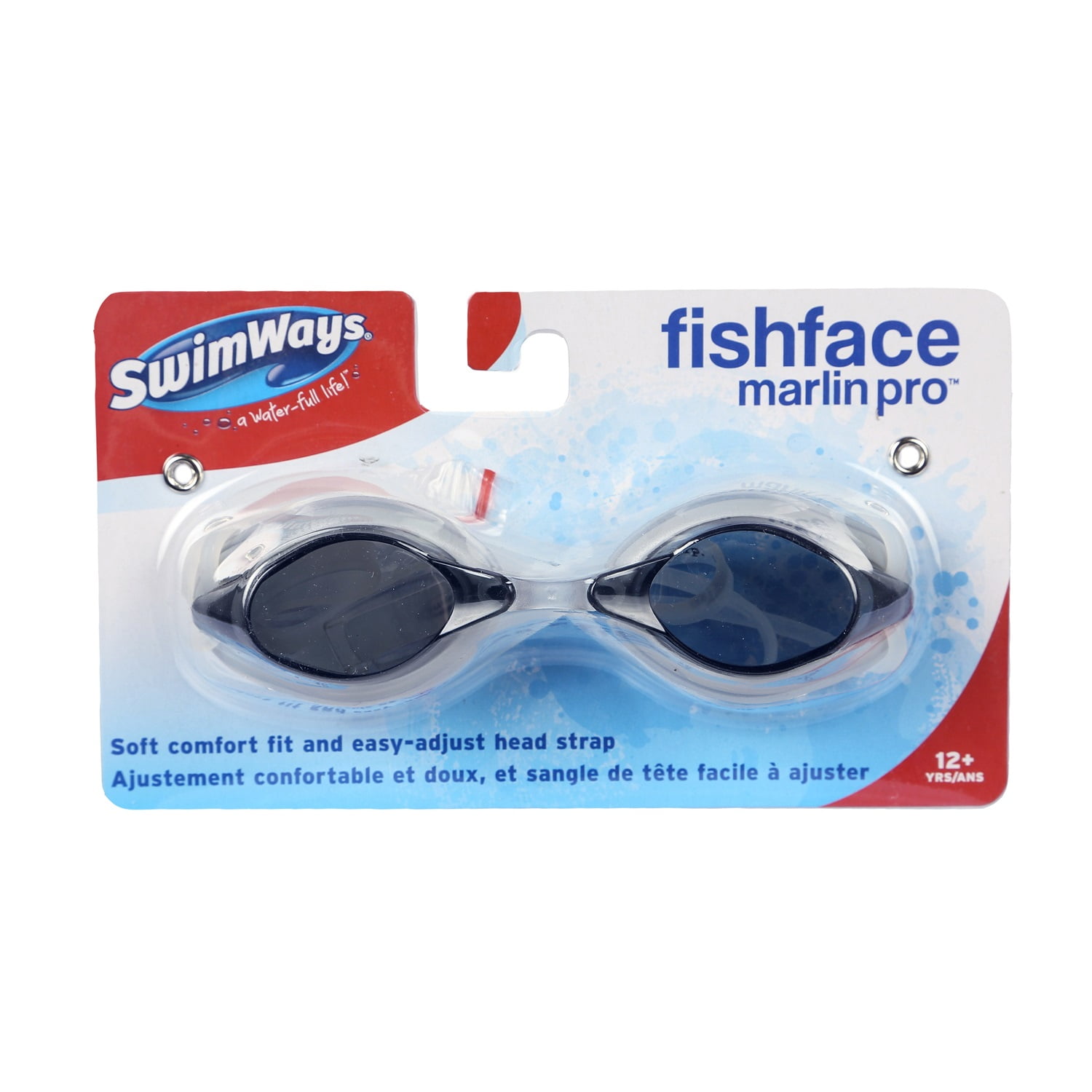 Swim Way Fish Face Marlin Pro Goggles Swimming Pool Accessory 5.5 ...