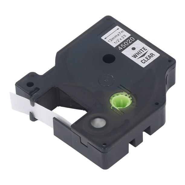 Label Printer Tape, Label Maker Tape 23ft Long 12mm Clear Printing For ...