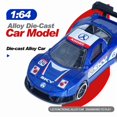 1:64 Blue Alloy Sports Car Model, Personalized Painting, Christmas ...