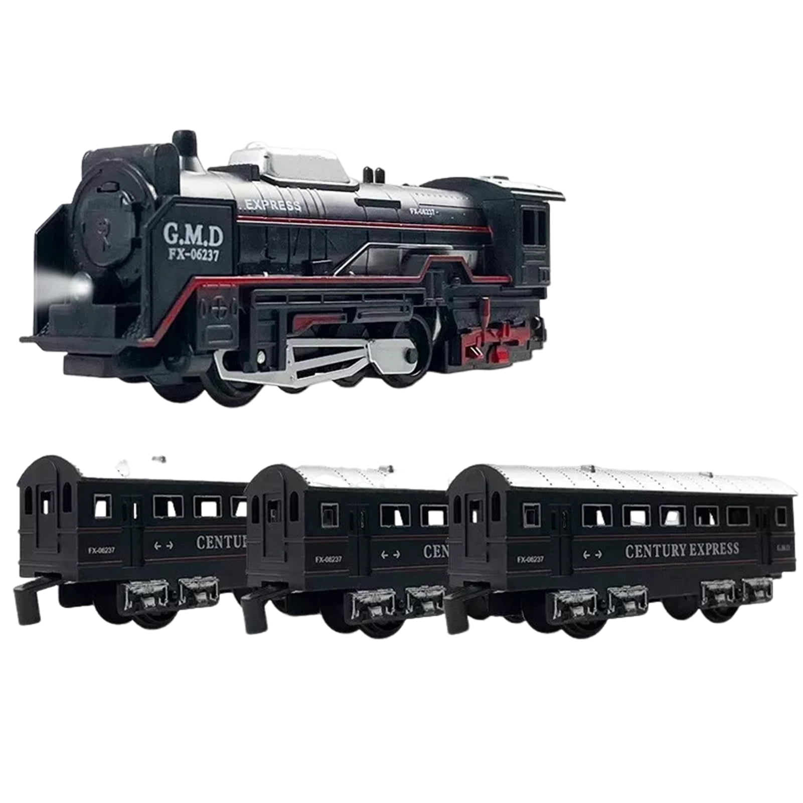 maskred Durable Plastic Track Model Young Train Enthusiasts Electric ...