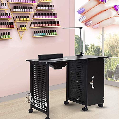 Manicure Nail Table,WaterJoy Nail Station Table Manicure Steel Frame ...