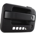 Exterior Door Handle - Front Left, Textured Black Plastic with Key Hole ...