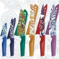 Astercook 12 Pieces, Kitchen Knife Set, 6 Knives, 6 Protective Sleeves ...