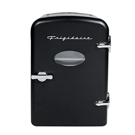 Frigidaire Efmis175-Black Portable Mini Fridge-Retro Extra Large 9-Can ...