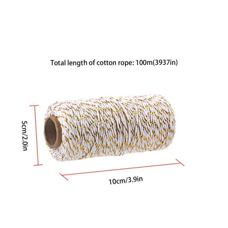 2mm Sewing Thread Sock Clothes Scarf Knitting Weaving Cotton Line Spool ...