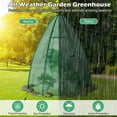 S AFSTAR Portable Mini Greenhouse, Garden Greenhouse W/ All-Weather PE ...