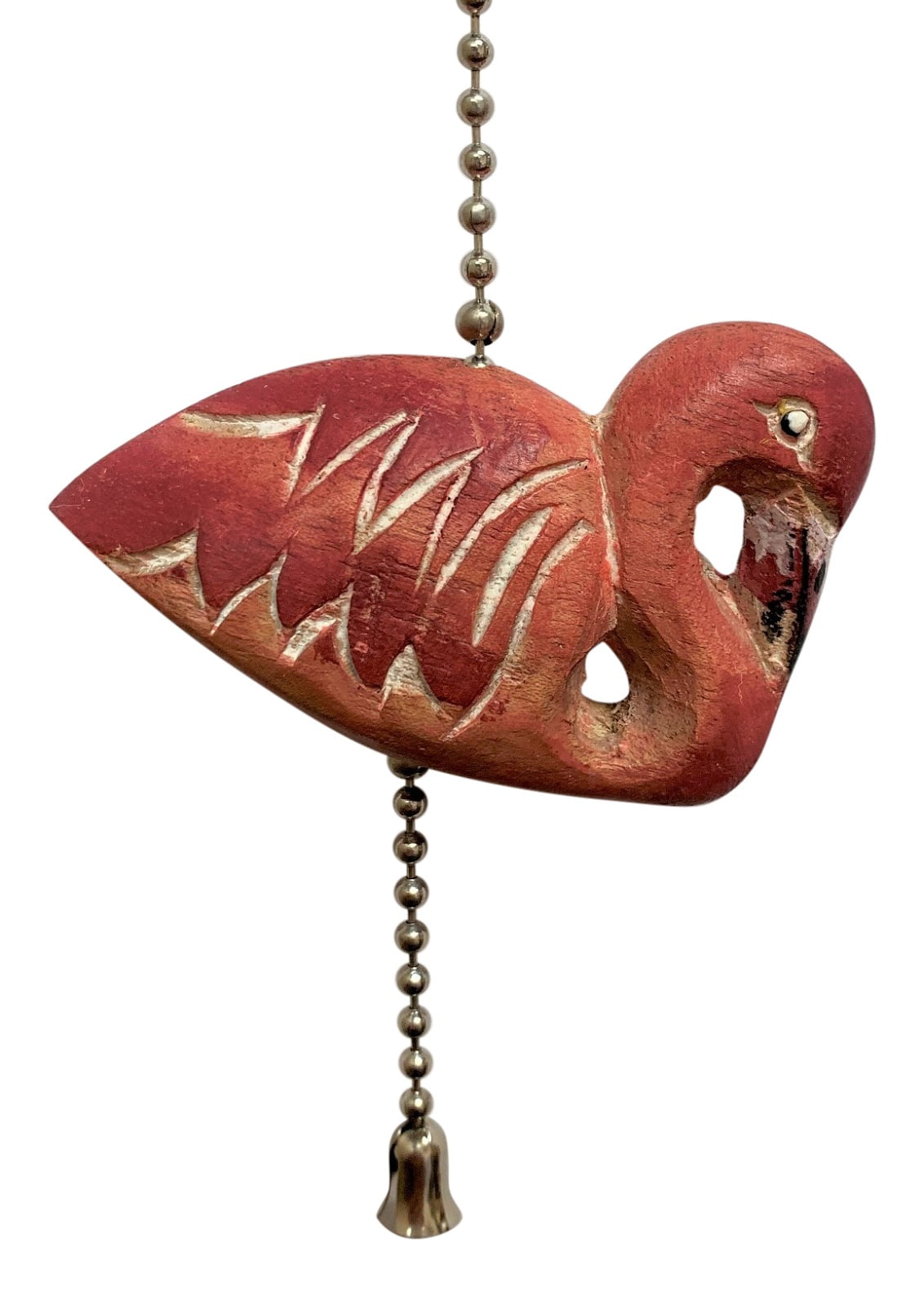 Pink Flamingo Ceiling Fan Pull Painted Carved Wood - Walmart.com