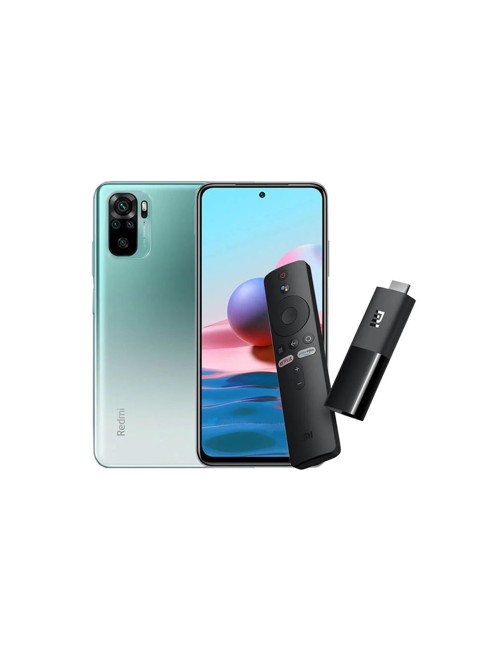 Smartphone Xiaomi Redmi Note 10 Verde 128GB 4GB Más TV Stick de regalo ...