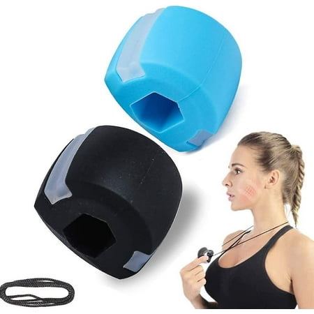 Jaw Exerciser Chew, Jawline Fitness Ball For Exercises Facial Muscles ...