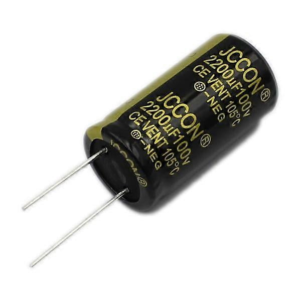 100V 2200UF capacitor 22x40mm High frequency aluminum electrolytic ...