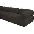 Meridian Furniture Ames Brown Boucle Fabric Modular Sofa - Walmart.com