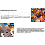 Maroon 4 oz Art Color Iron Oxide Pigment Paint Dye Concrete Cement Tile ...