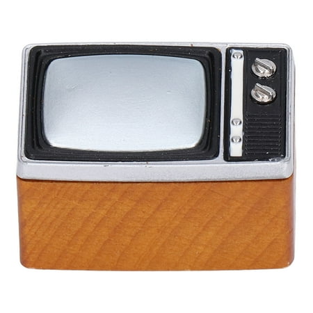 Dollhouse Mini Television, Decoration Dollhouse TV Retro Style 1:12 ...