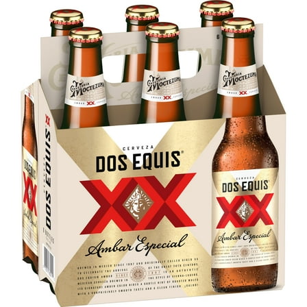 Dos Equis Mexican Lager Beer, 6 pack, 12 fl oz Bottles - Walmart.com