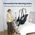 VOCIC Electric Patient Transfer Lift, Hydraulic Body Lift for Elderly ...