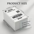 Thermal Direct Shipping Label - 4x6 Inches - 1200 Sheets Fanfold ...