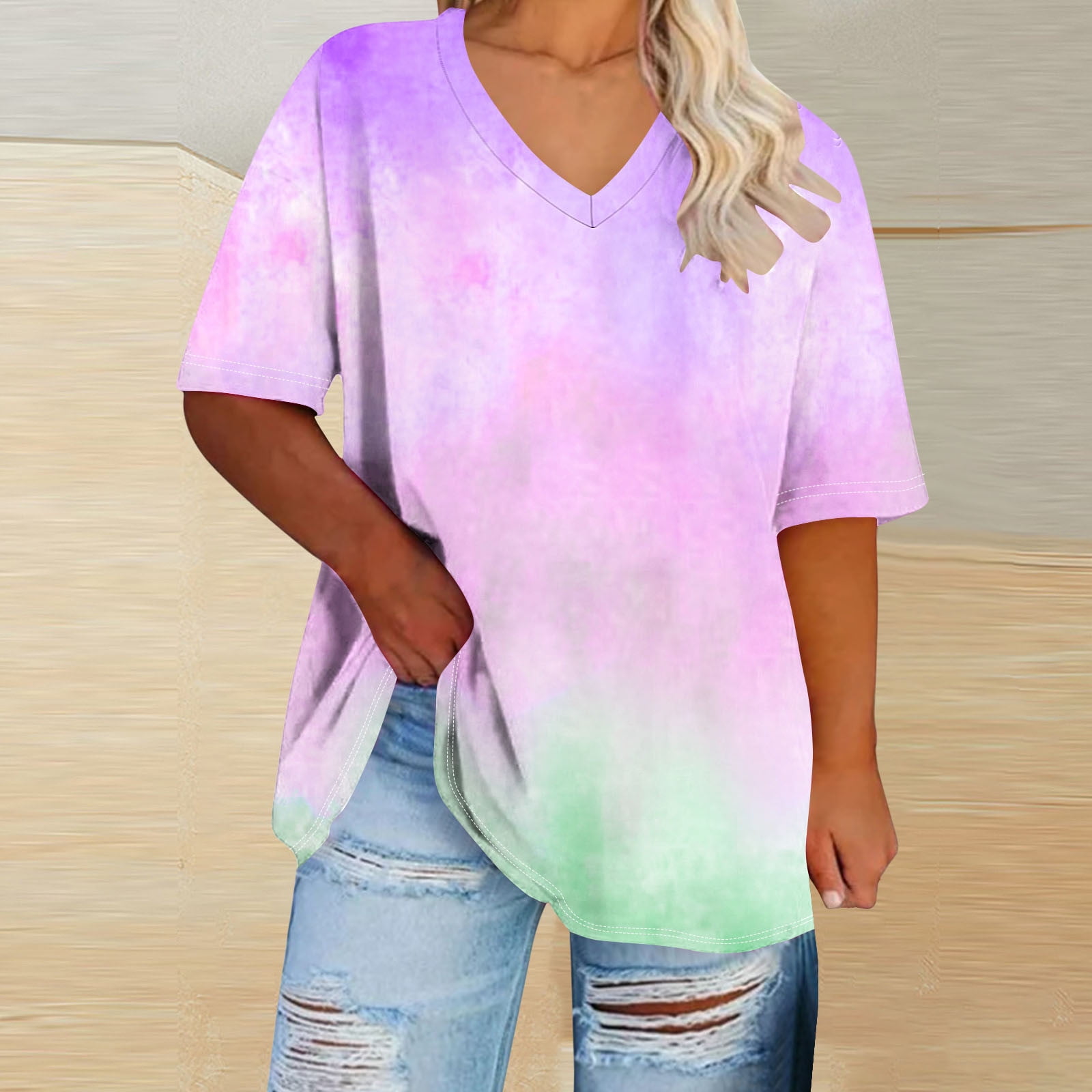 Click here for Frostluinai Womens Tops Plus Size Summer Shirts 20... prices