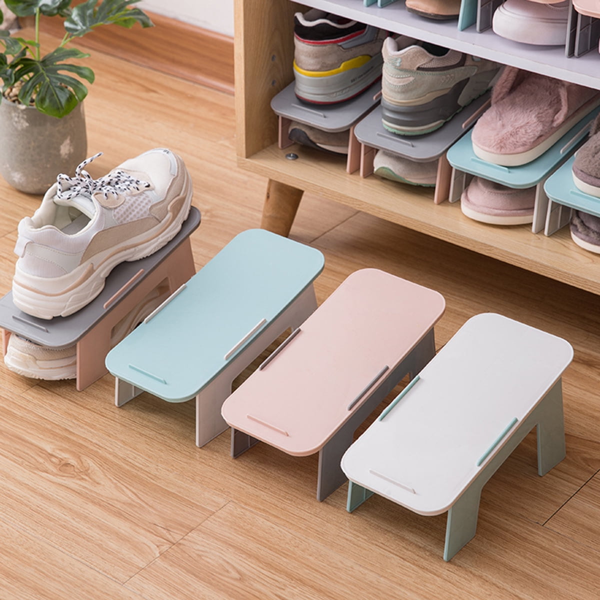 Double Layer Shoes Rack Display Shoe Shelf Storage Shoes Holder Stand ... Double Layer Shoes Rack Display Shoe Shelf Storage Shoes Holder Stand ...