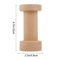 2 Pieces Wooden Spool Rack for Sewing and Embroidery Thread Storage ...