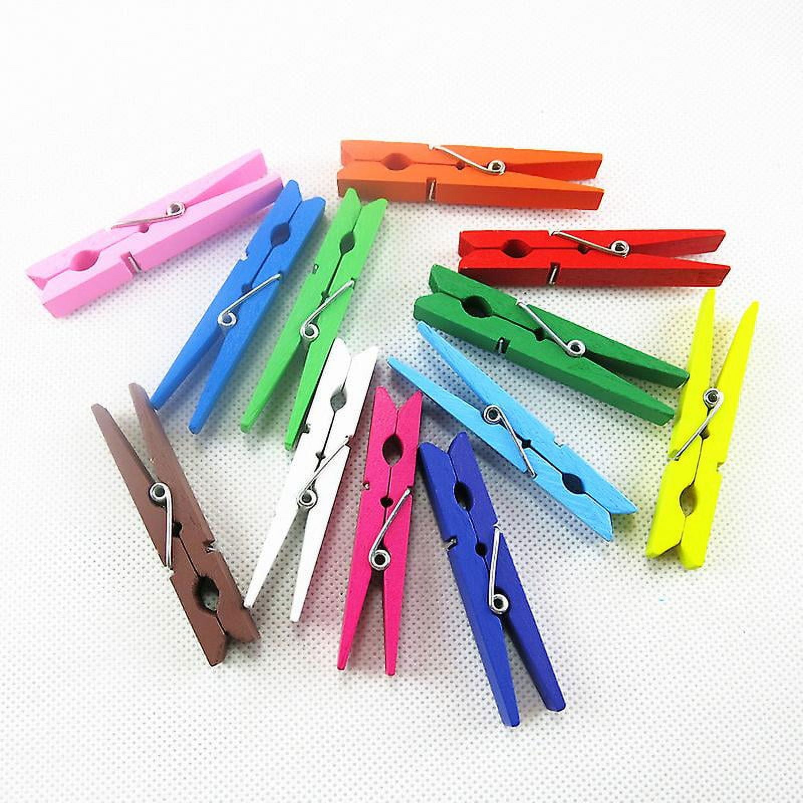Clothespins, 50 Pack Clothespins For Washing Lines, Laundry Clips With ...