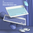 Bluetooth Keyboard Mouse Combo for Tablets,Magnetic Wireless Set with ...