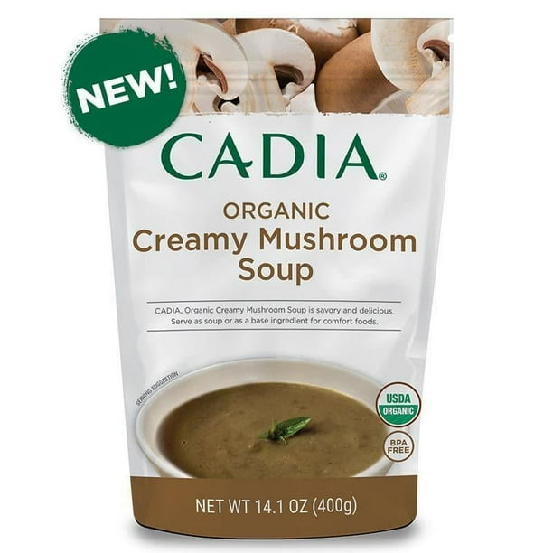 Cadia – Organic Creamy Mushroom Soup, 14.1 oz - Walmart.ca
