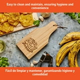 IMUSA Small Wood Tostonera, Traditional Plantain Kitchen Press, 1 Count ...